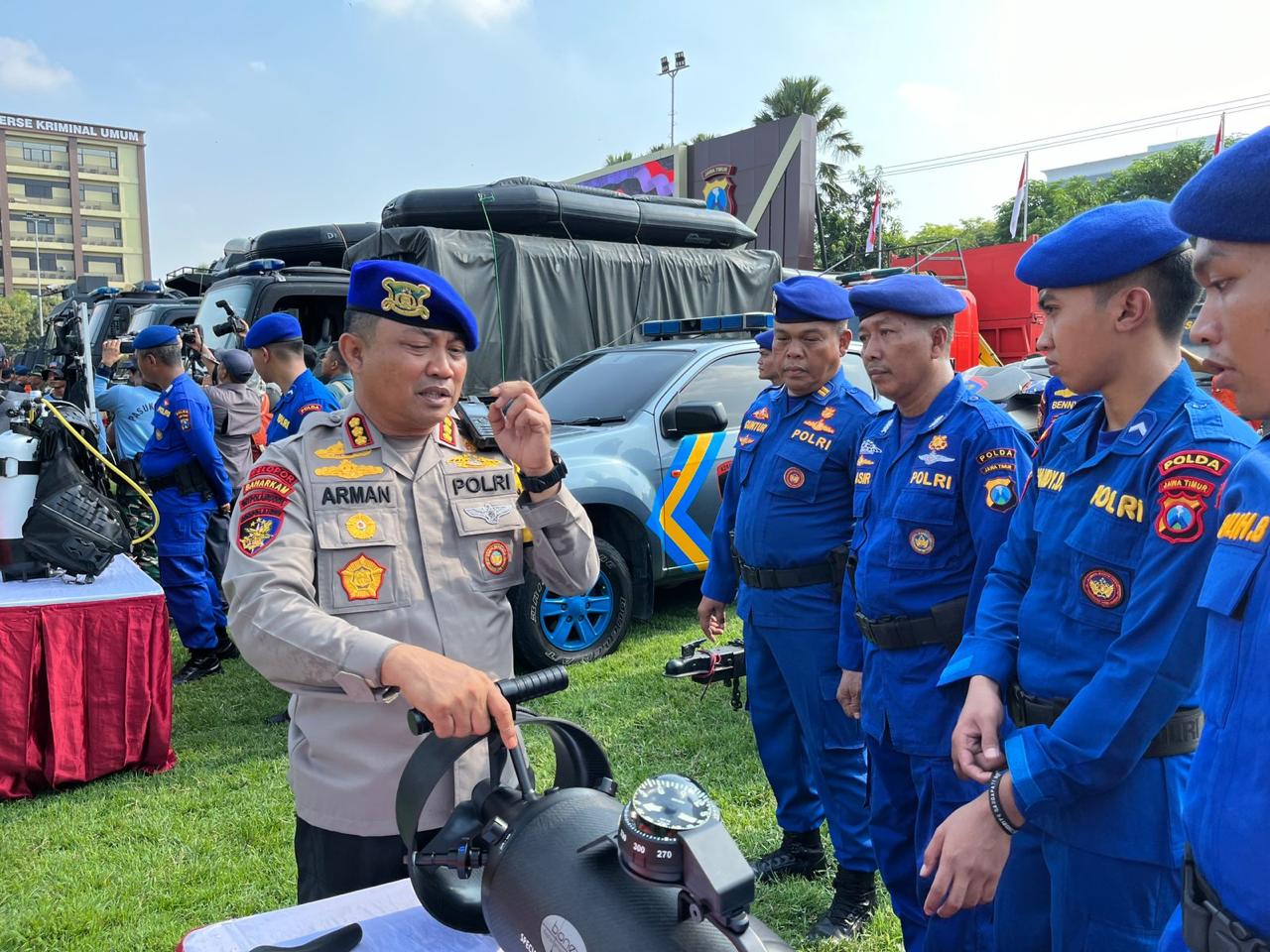 Operasi Ketupat Semeru 2025 Ditpolairud Polda Jatim Siagakan Tim SAR - Tribratanews Polres Nganjuk